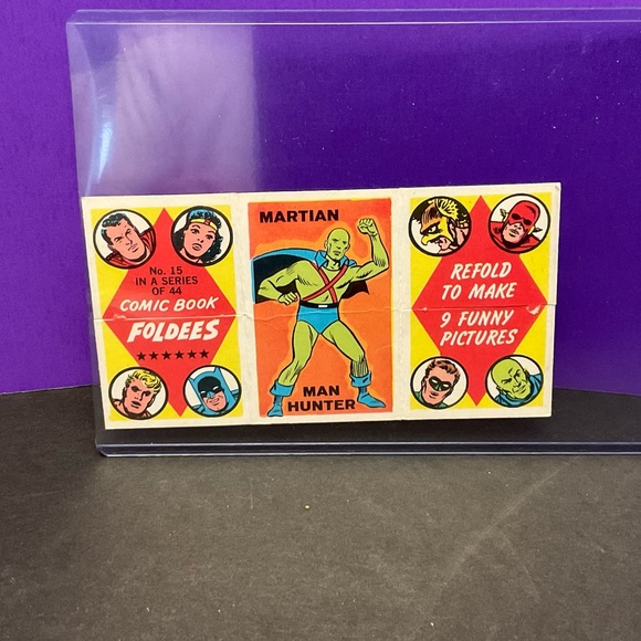 Topps | Toys | Vintage 966 Topps Comic Book Foldees 15 Martian ...